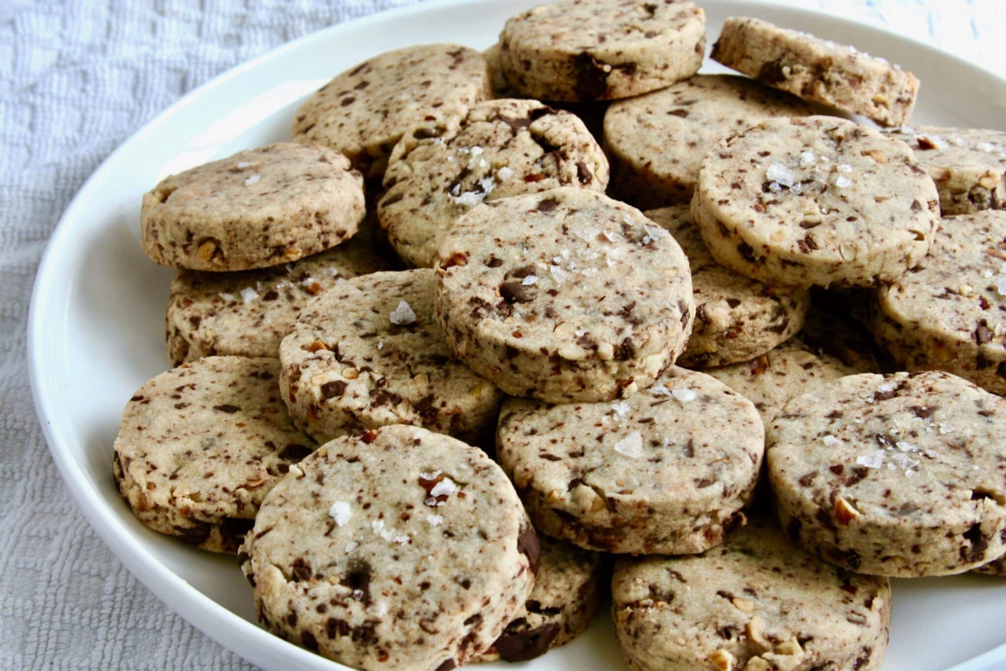 Chocolate Hazelnut Shortbread Cookies - Bakes By Brown Sugar