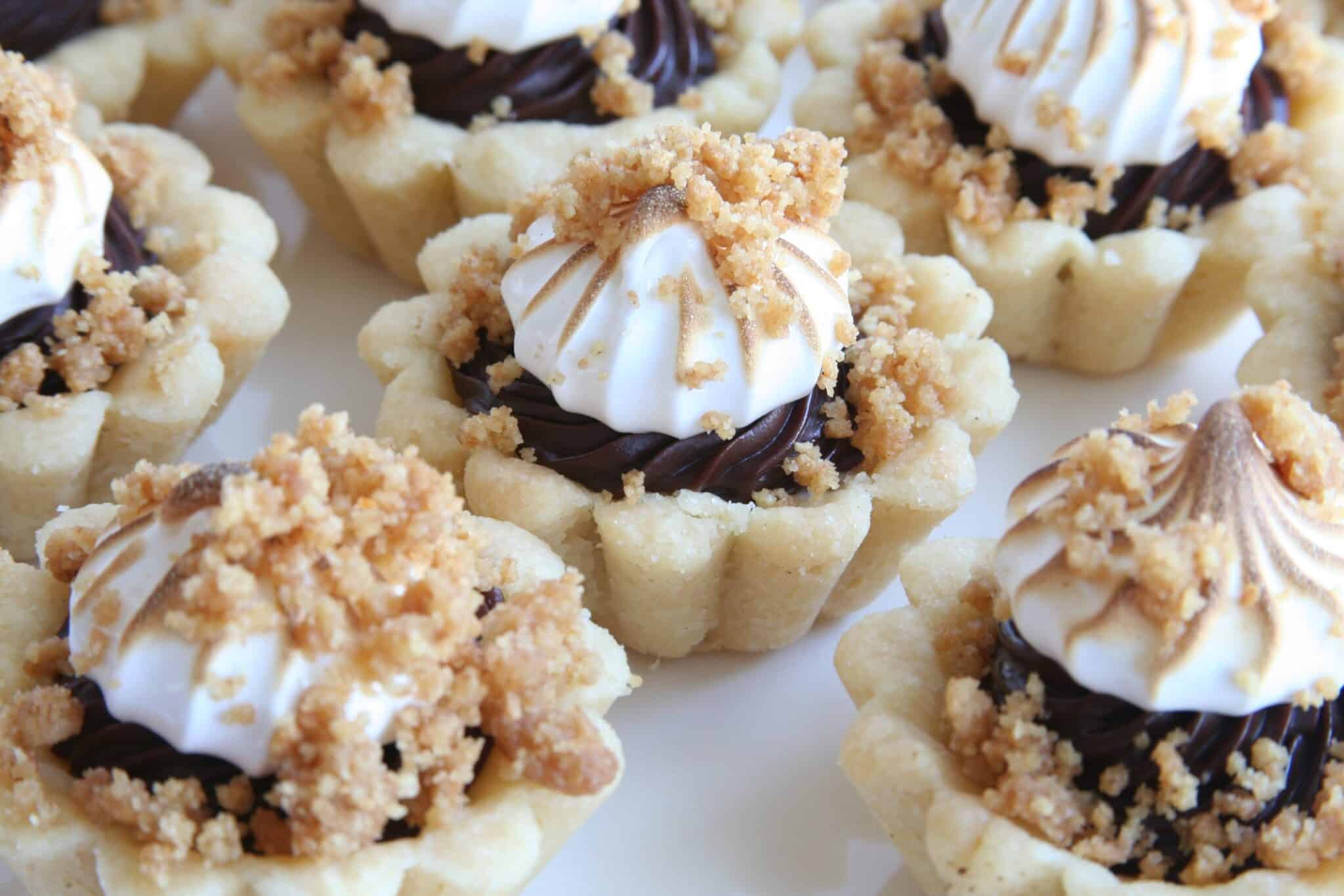 Chocolate S'Mores Tarts - Bakes by Brown Sugar