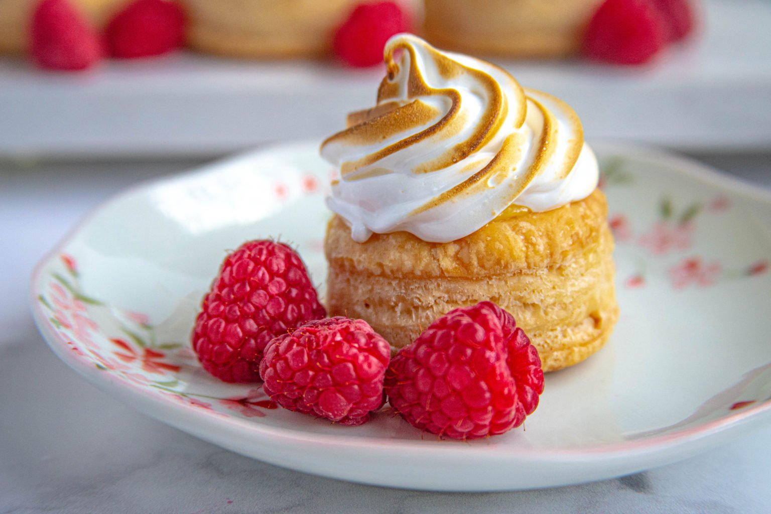 Lemon Raspberry Meringue Tarts - Bakes by Brown Sugar