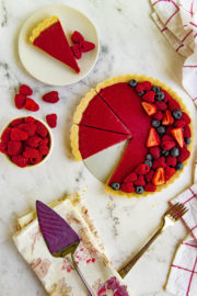 Raspberry Curd Fruit Tart - Bakes by Brown Sugar