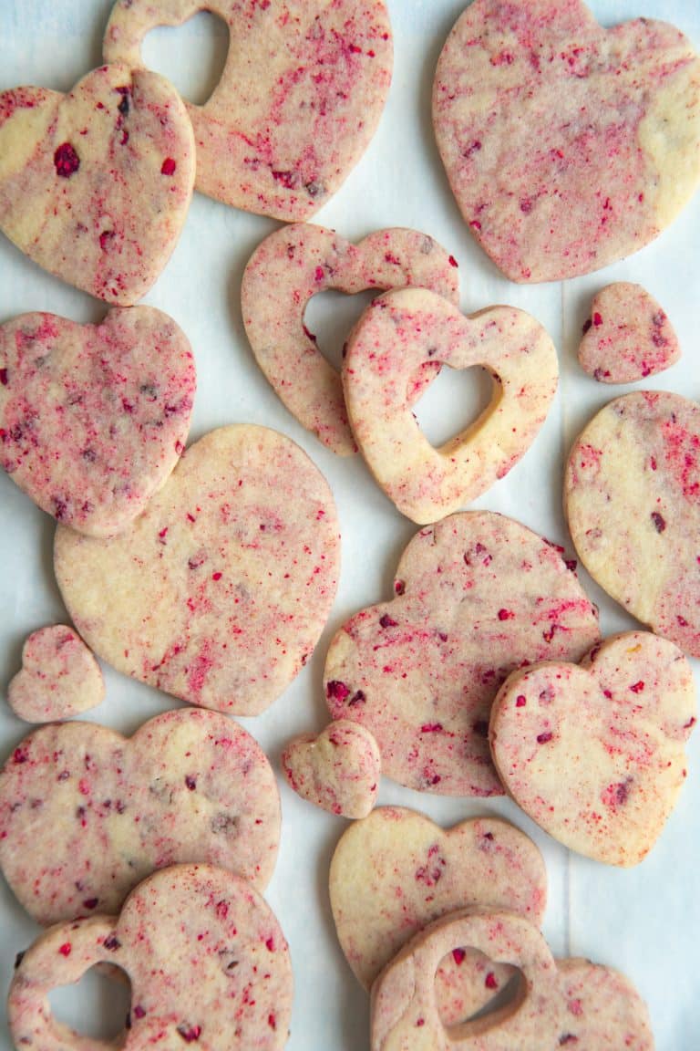 Raspberry Shortbread Cookies - Bakes by Brown Sugar