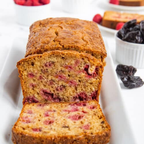 Quick Raspberry Prune Bread - Bakes by Brown Sugar