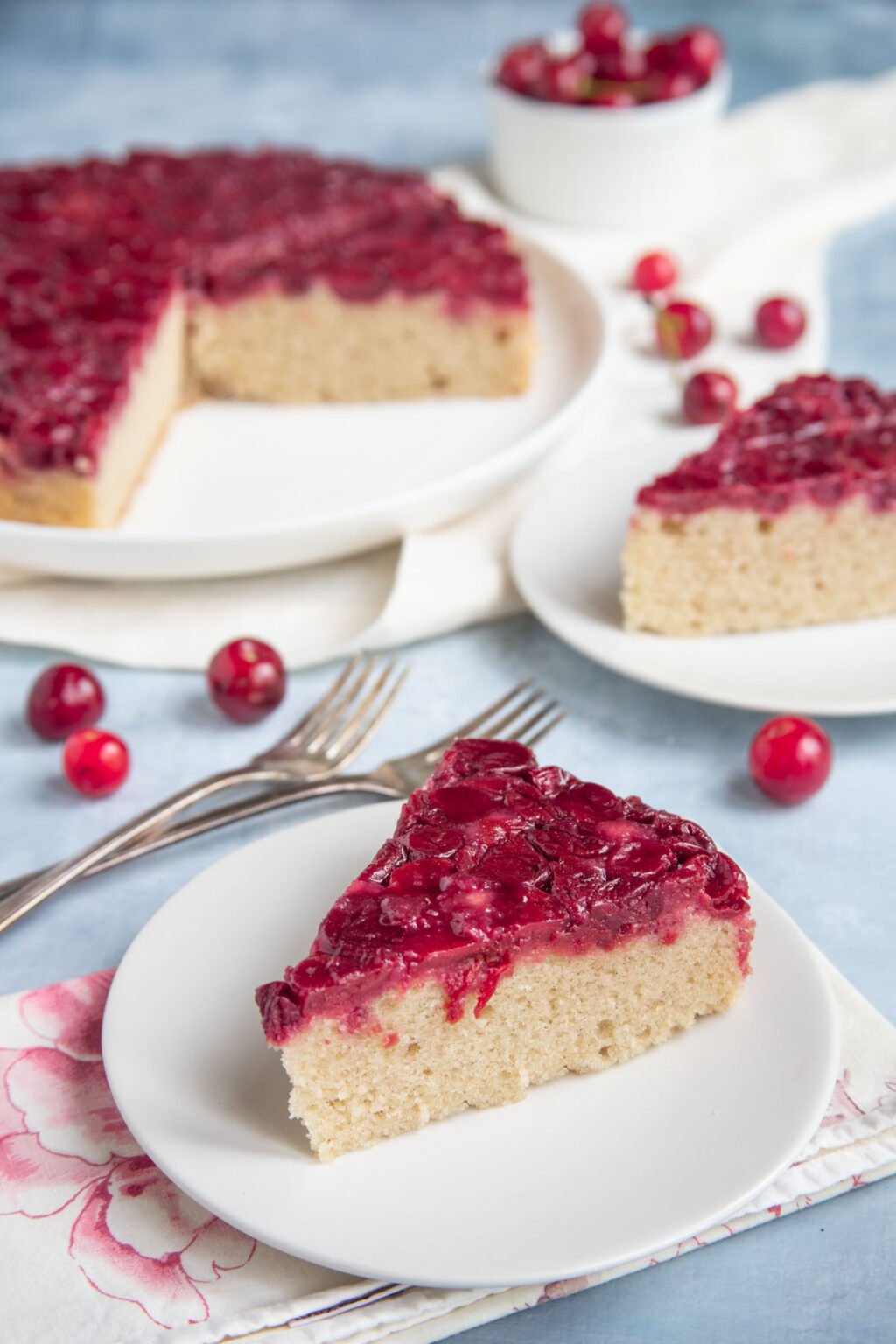 Cherry Upside-Down Cake - Bakes by Brown Sugar