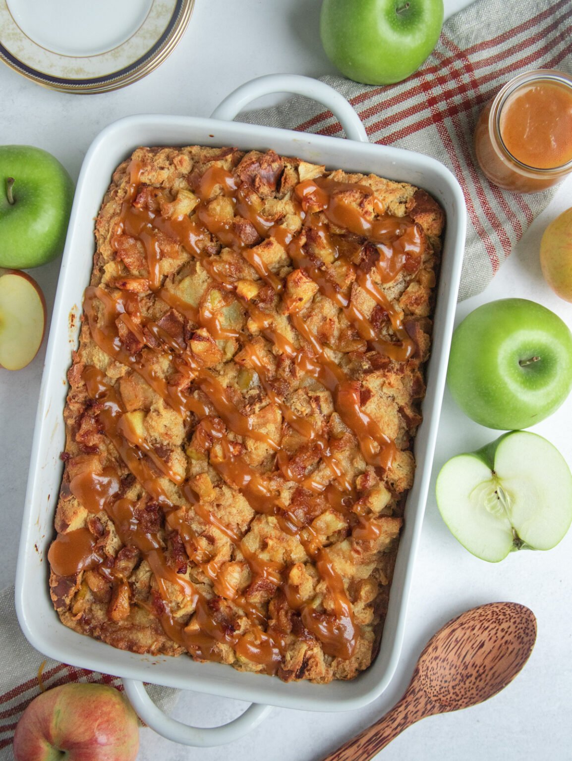 Apple Bread Pudding - Bakes by Brown Sugar