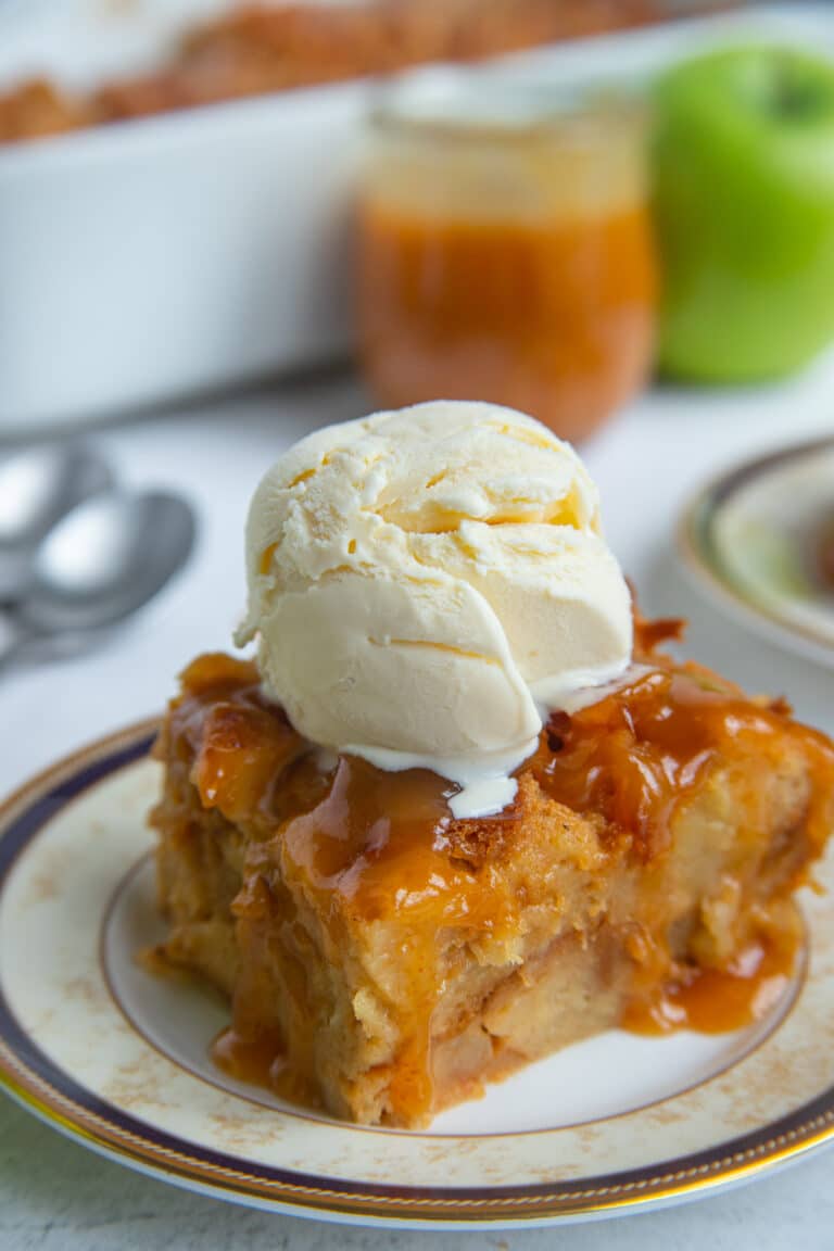 Apple Bread Pudding - Bakes by Brown Sugar
