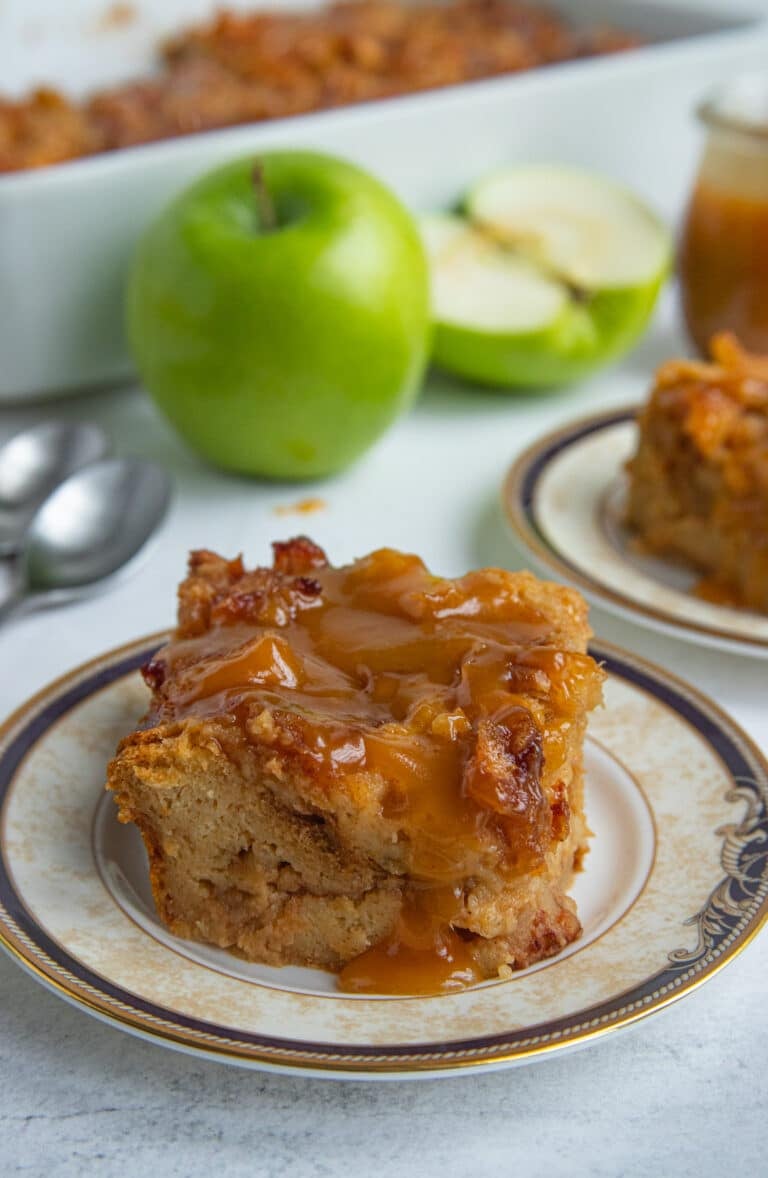 Apple Bread Pudding - Bakes by Brown Sugar