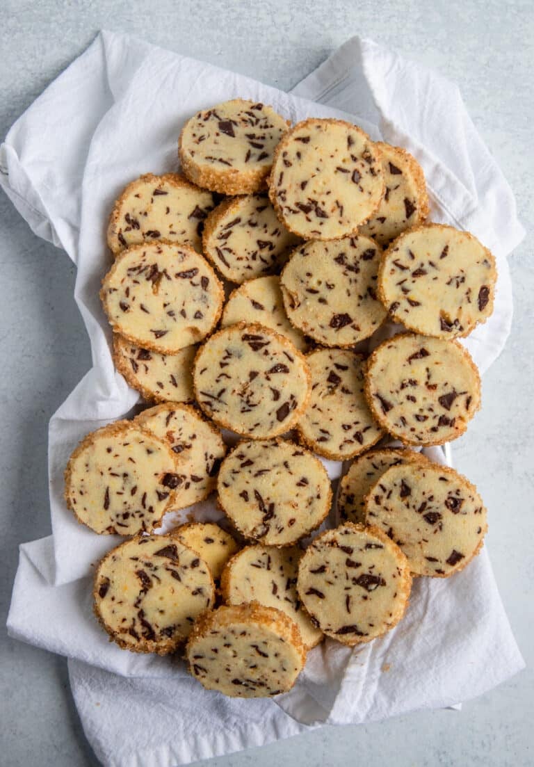 Chocolate Orange Shortbread Cookies - Bakes by Brown Sugar