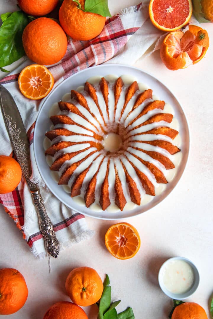 Clementine Cake with Whole Clementines