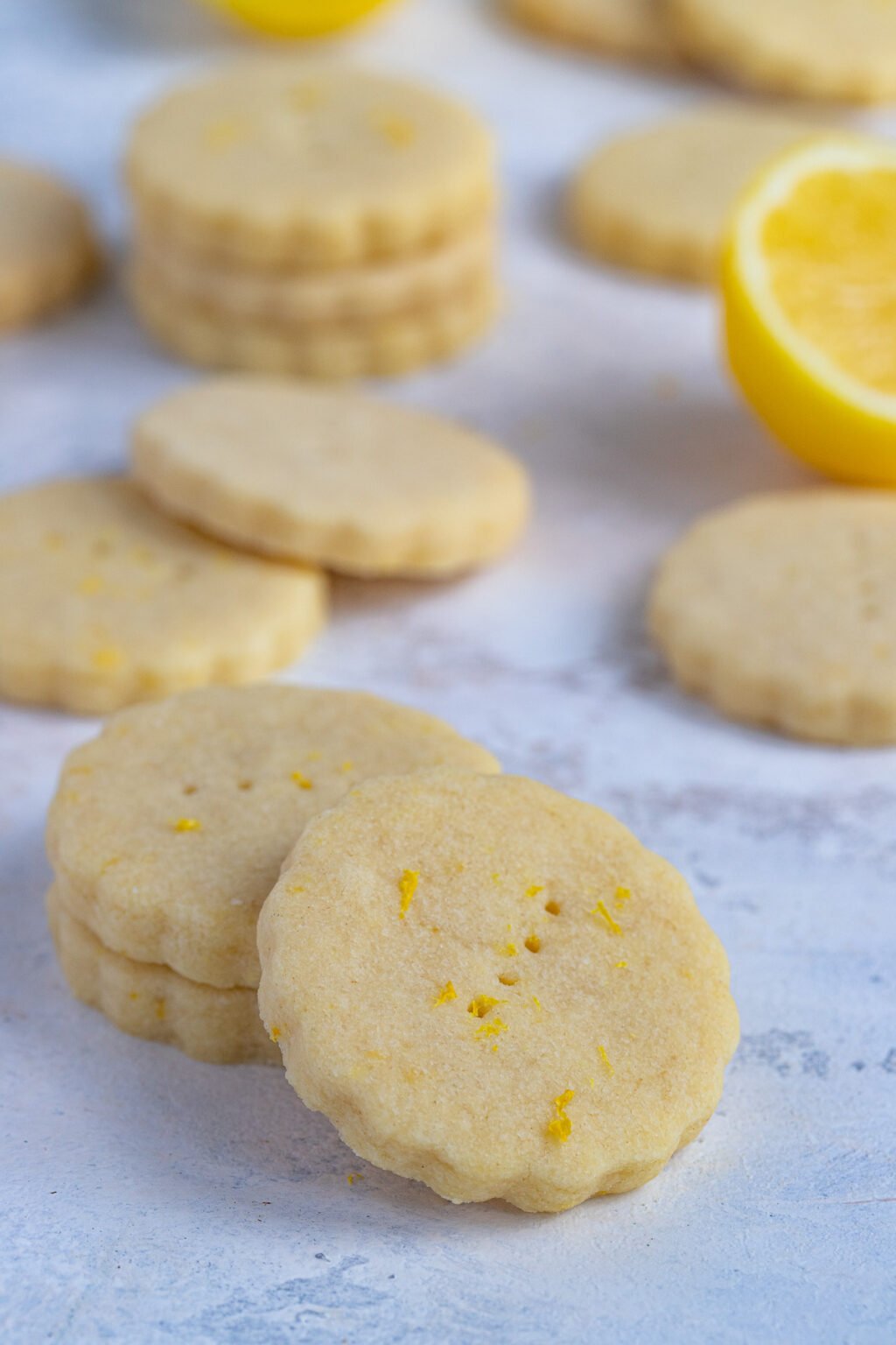 Lemon Shortbread Cookies - Bakes by Brown Sugar