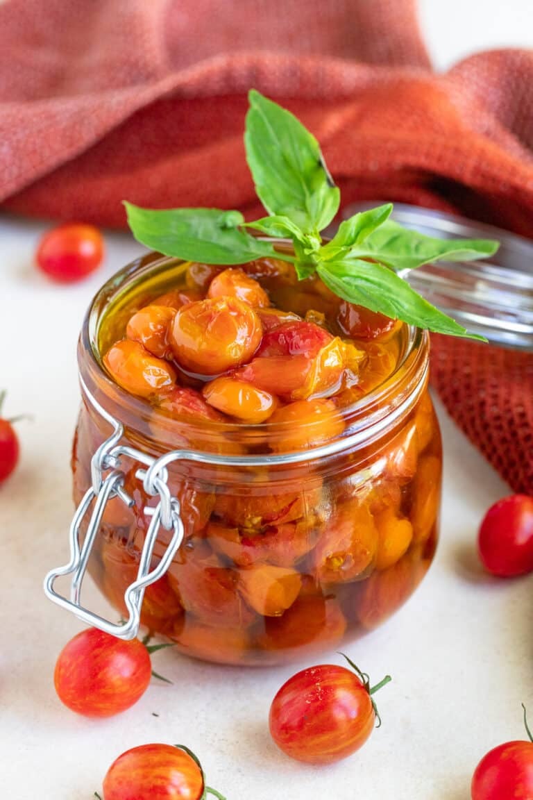 Easy Cherry Tomato Confit with Garlic & Thyme