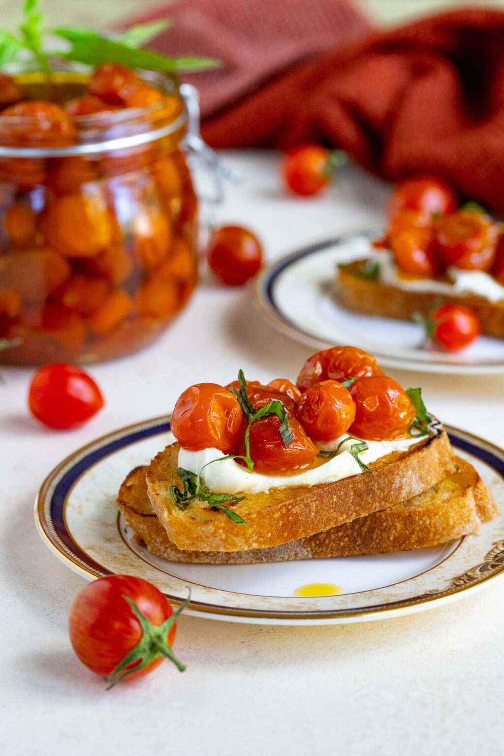 Easy Cherry Tomato Confit with Garlic & Thyme