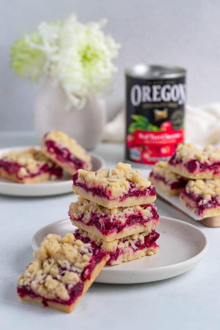 Red Tart Cherry Pie Bars - Bakes by Brown Sugar