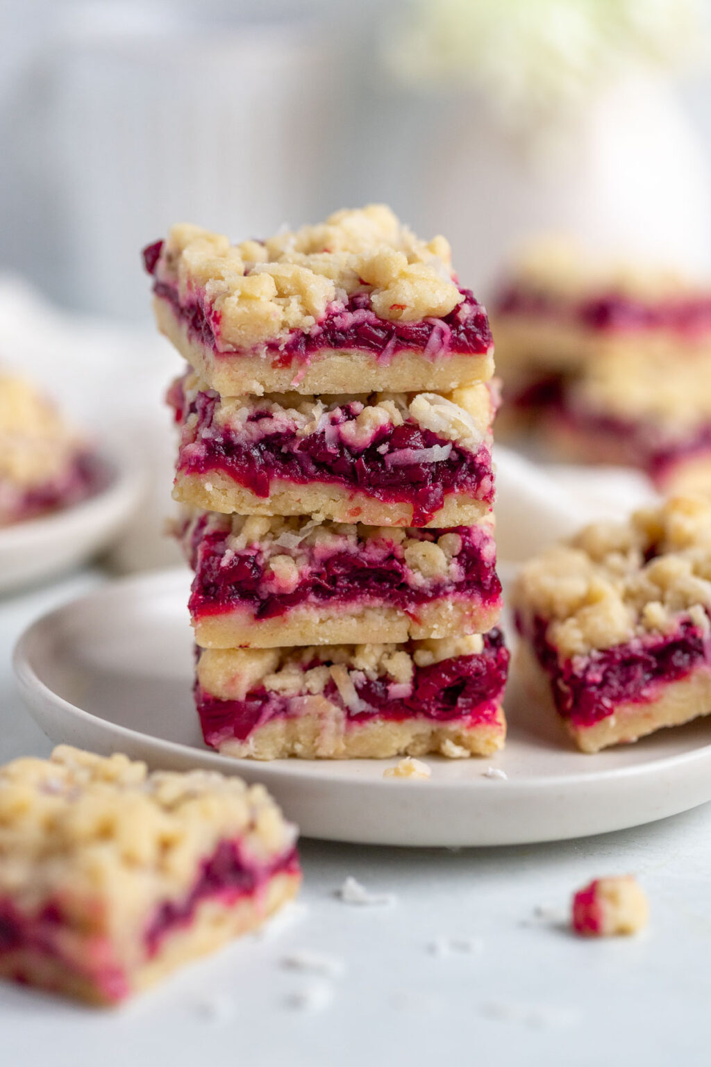 Red Tart Cherry Pie Bars - Bakes by Brown Sugar