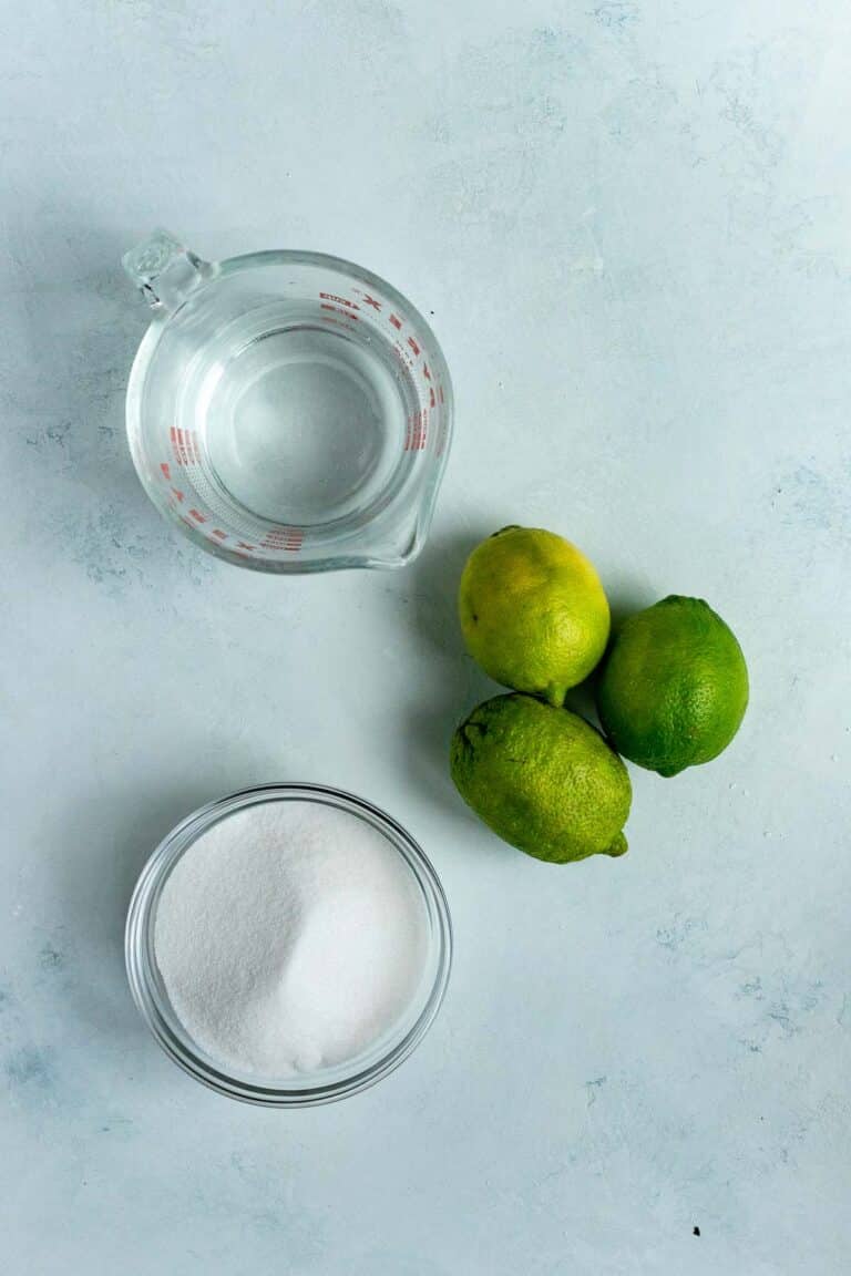 Lime Simple Syrup - Bakes by Brown Sugar