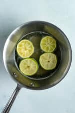 Lime Simple Syrup - Bakes by Brown Sugar