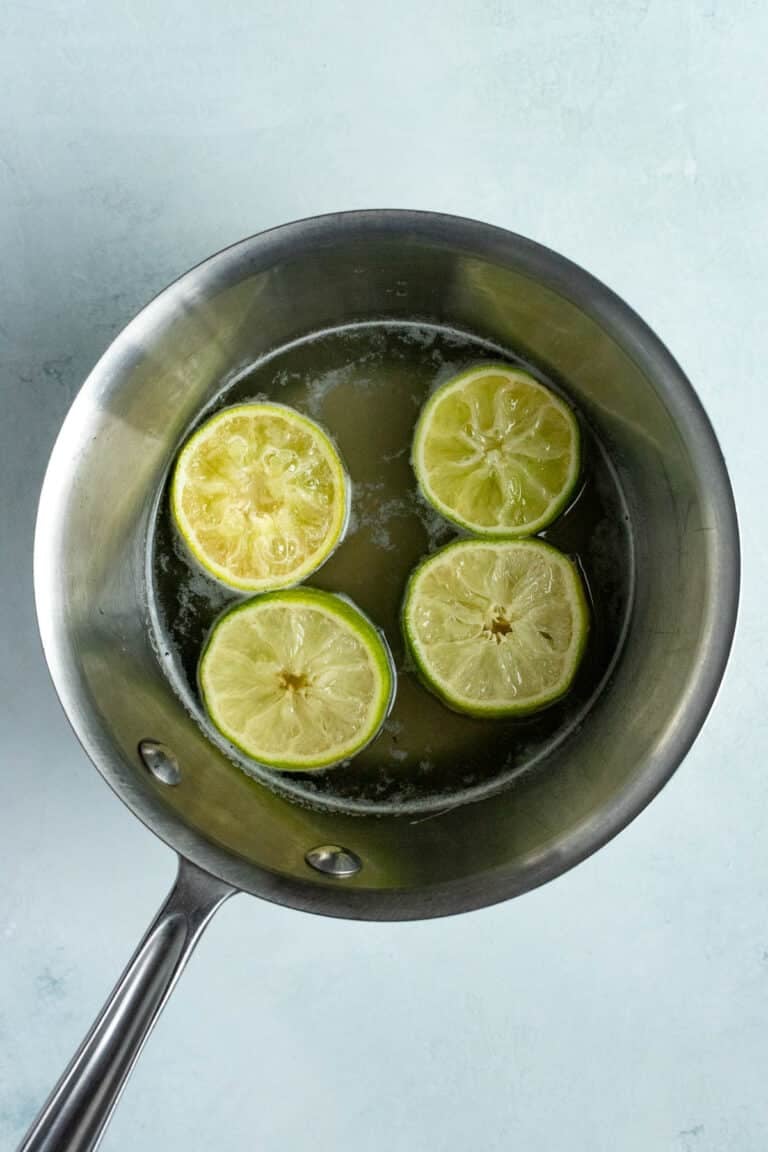 Lime Simple Syrup - Bakes by Brown Sugar