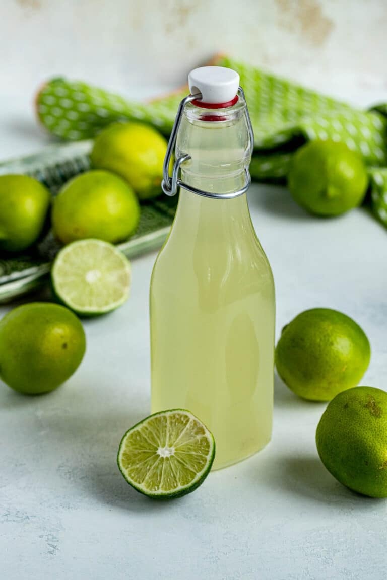Lime Simple Syrup - Bakes by Brown Sugar