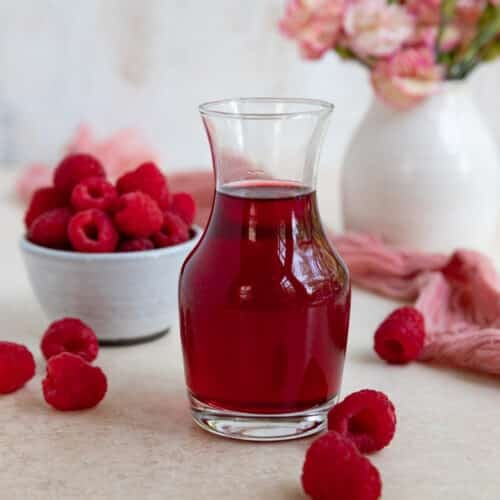 Raspberry Simple Syrup - Bakes by Brown Sugar