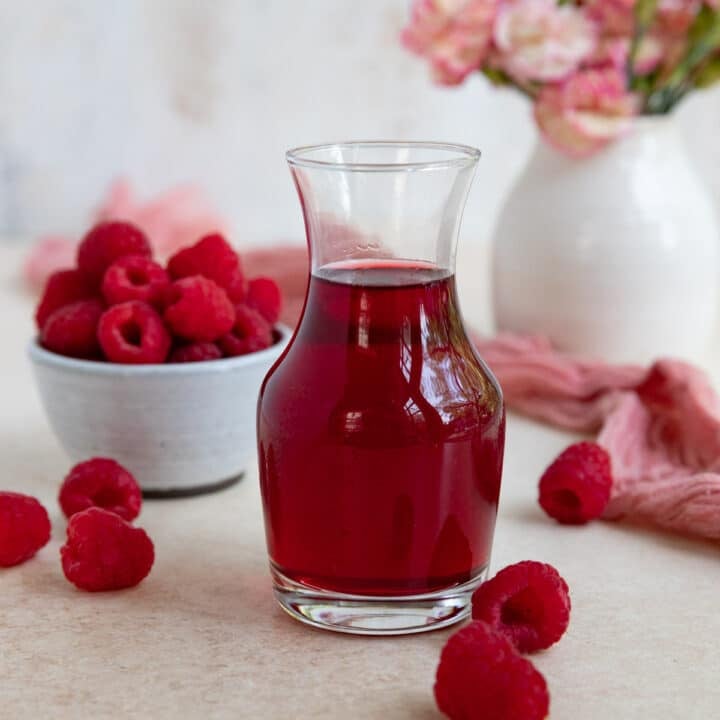 Raspberry Simple Syrup - Bakes by Brown Sugar