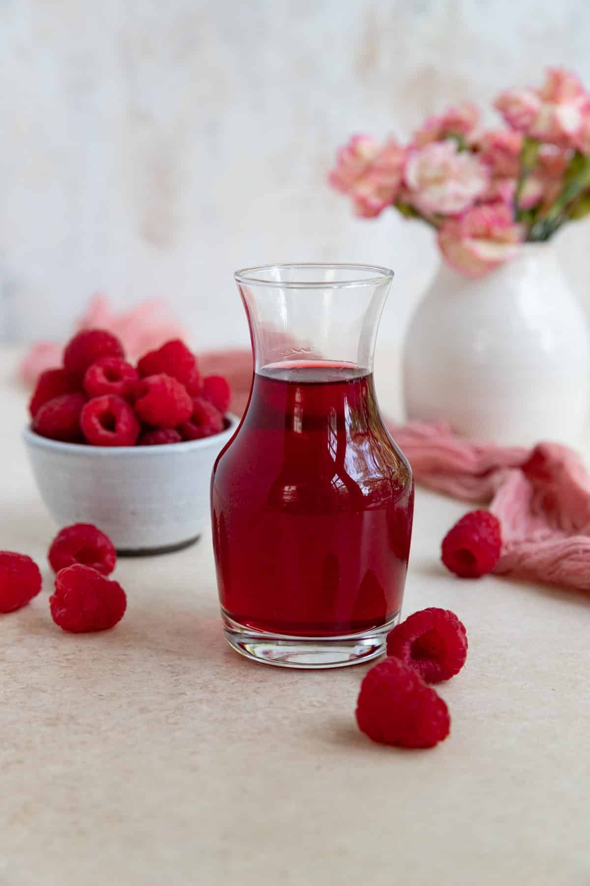 Raspberry Simple Syrup - Bakes by Brown Sugar