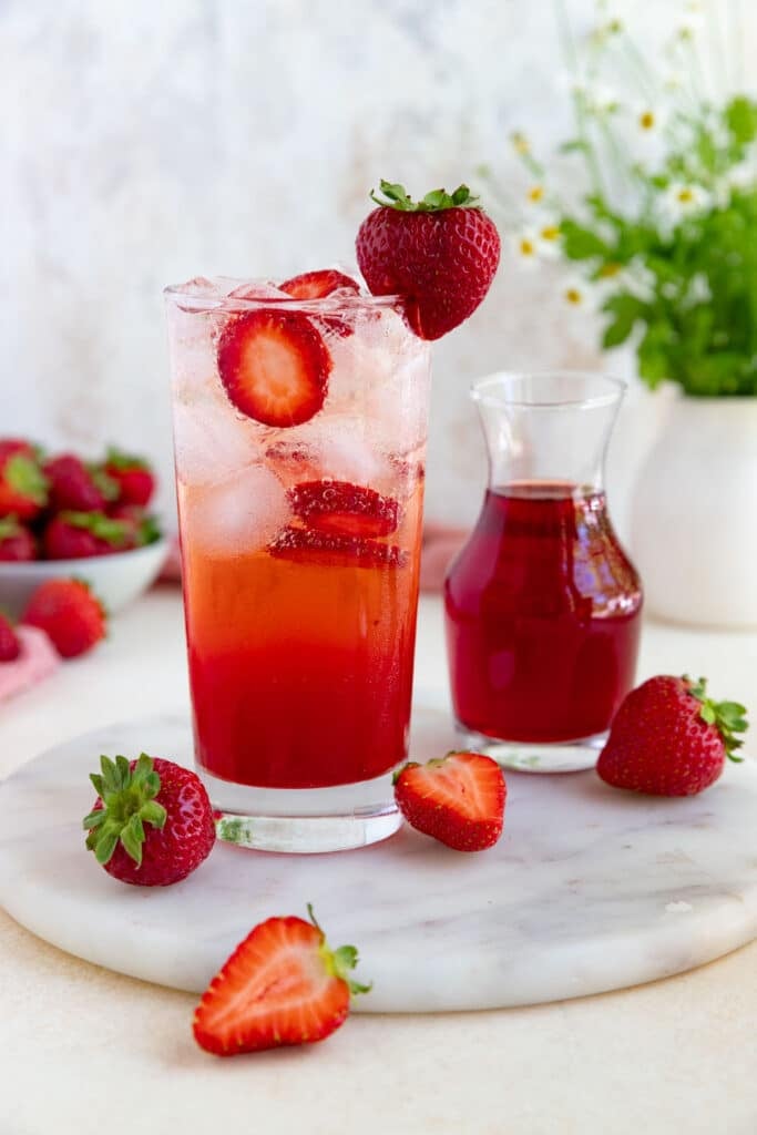 Homemade Strawberry Soda - Bakes by Brown Sugar
