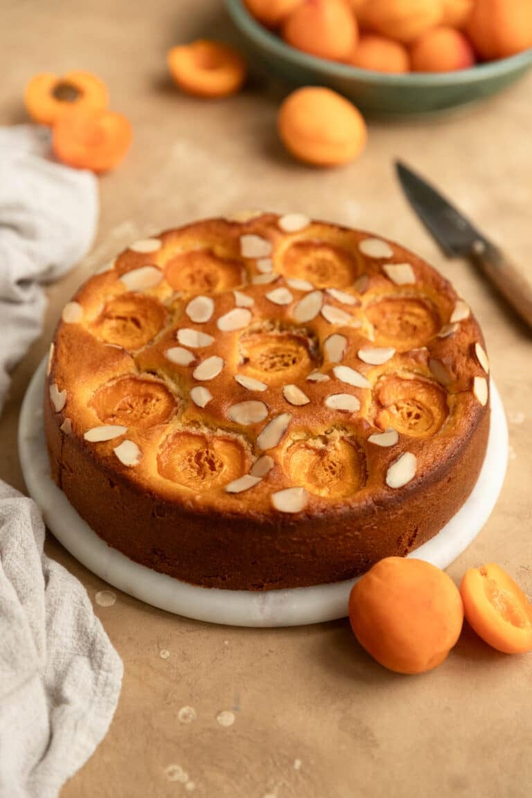 Apricot Cake with Fresh Apricots - Bakes by Brown Sugar