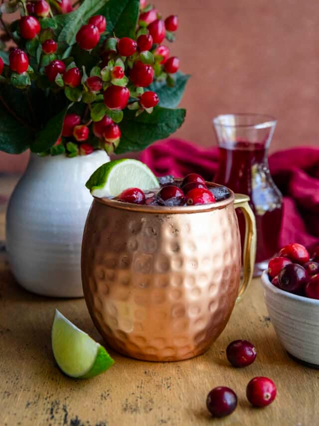 Cranberry Simple Syrup Recipe- Bakes by Brown Sugar