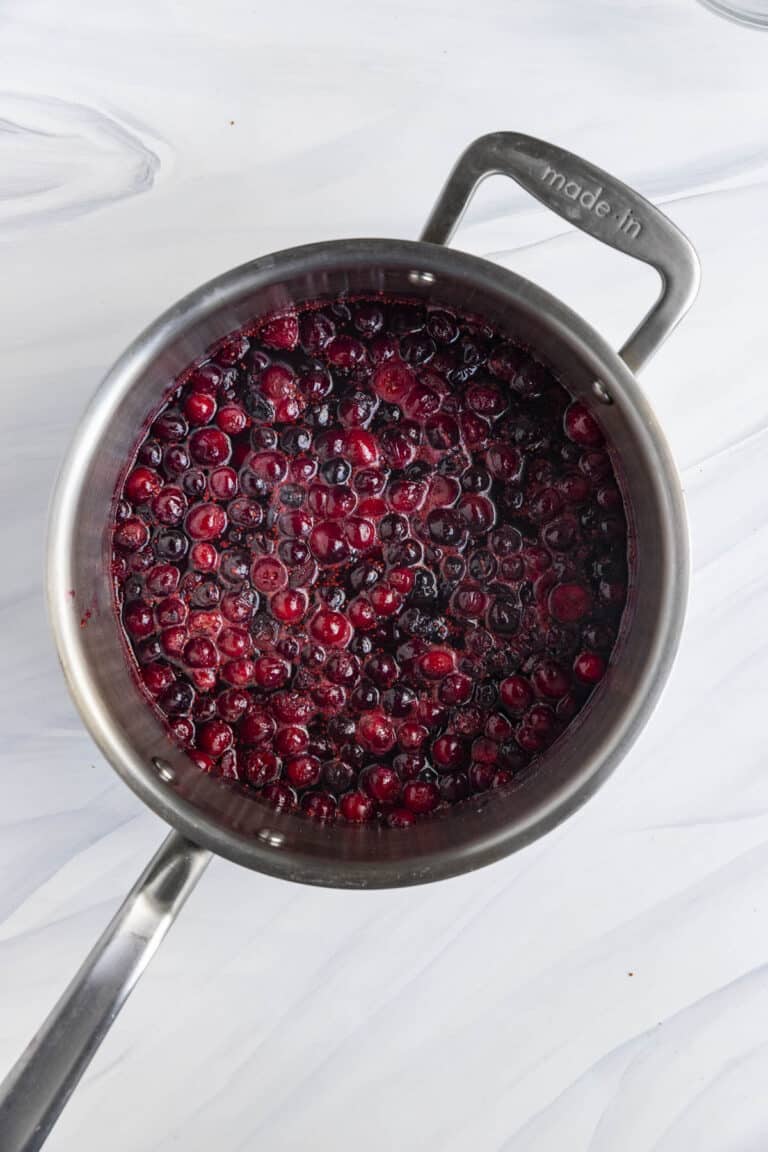 Cranberry Simple Syrup Recipe- Bakes by Brown Sugar