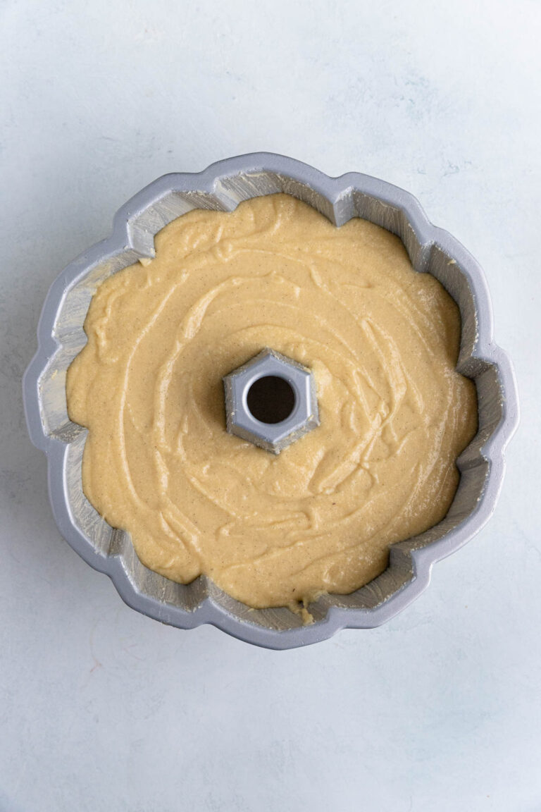 Vanilla Bundt Cake with Vanilla Bean Paste