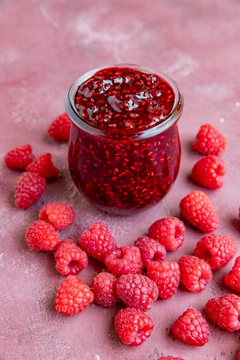 How to Make Raspberry Jam - Bakes by Brown Sugar