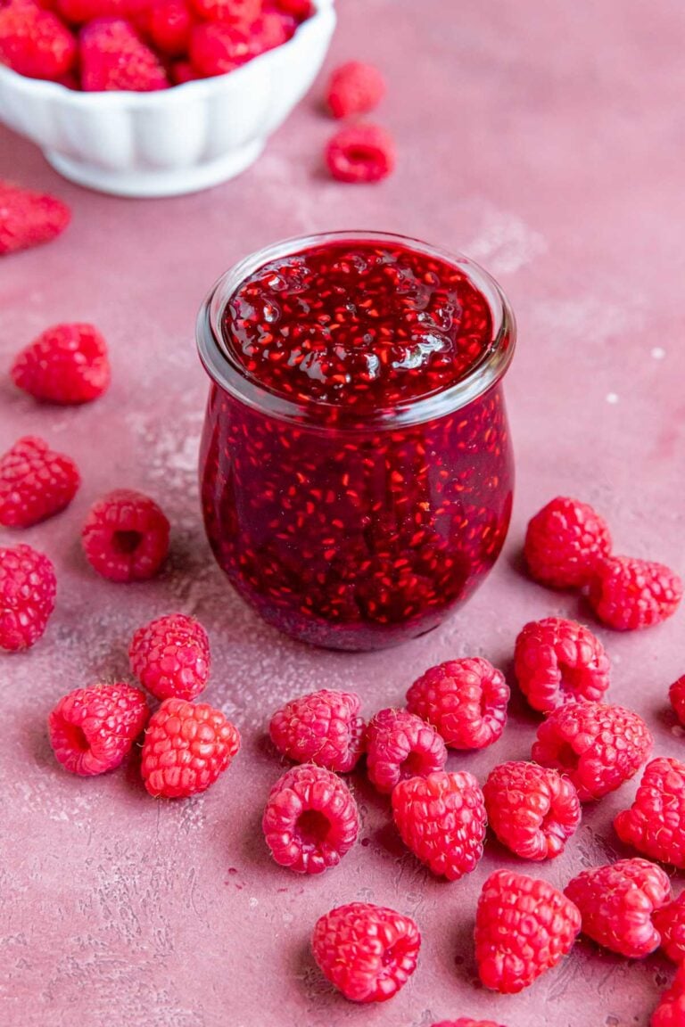 How to Make Raspberry Jam - Bakes by Brown Sugar
