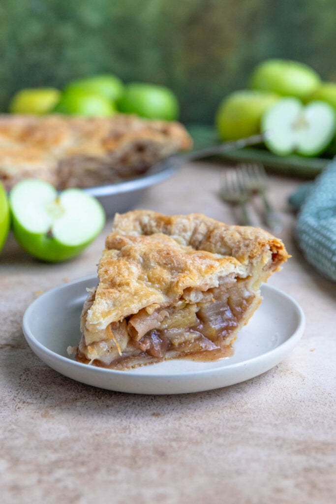 Traditional Apple Pie with Fresh Apple Filling - Bakes by Brown Sugar