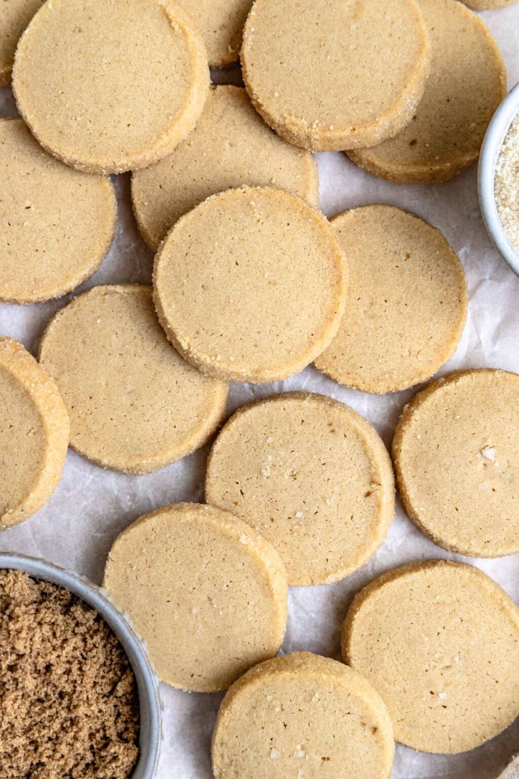 Slice and Bake Brown Sugar Shortbread Cookies - Bakes by Brown Sugar