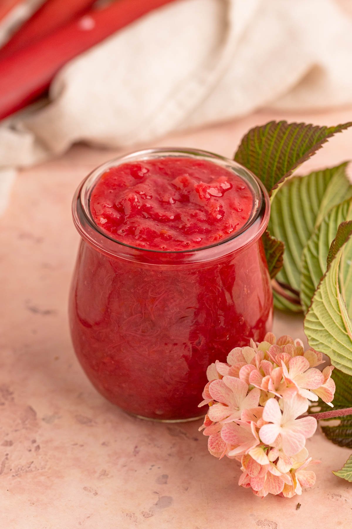 Rhubarb Compote (with Orange and Vanilla) - Bakes by Brown Sugar