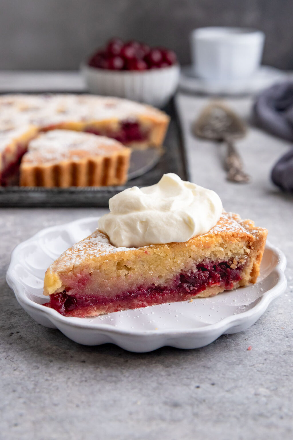 Cherry Frangipane Tart with Buttery Cookie Crust