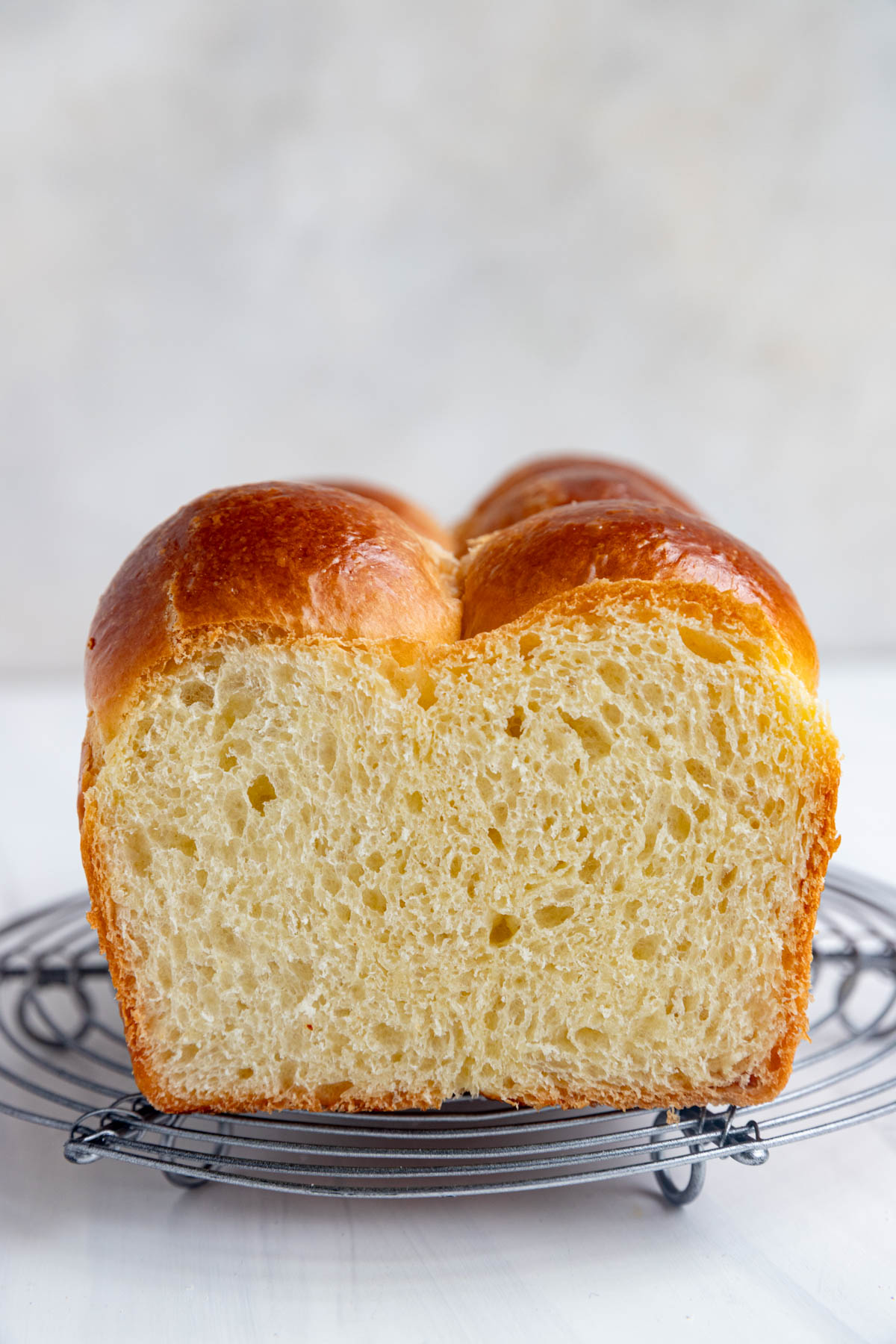 Homemade Buttery Brioche Bread Loaf