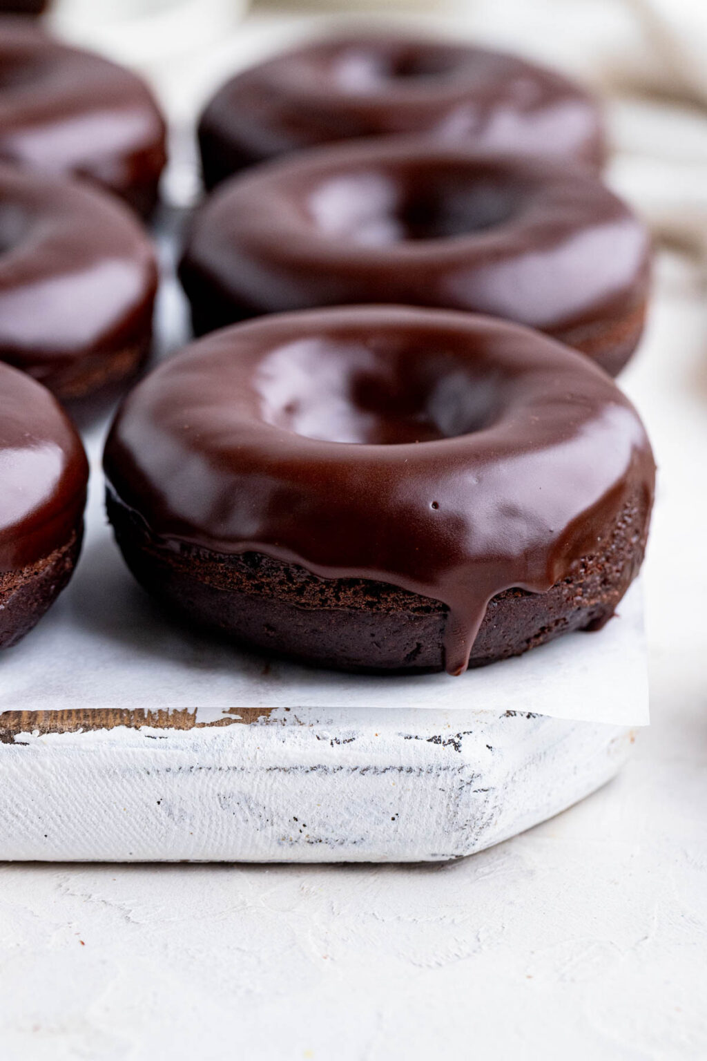 Fudgy Baked Chocolate Doughnuts with Espresso